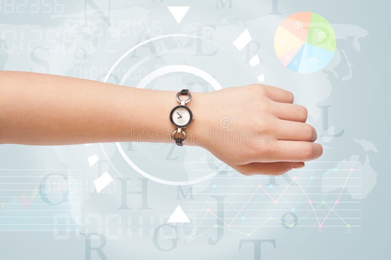 Clocks with World Time and Finance Business Concept Stock Image - Image ...