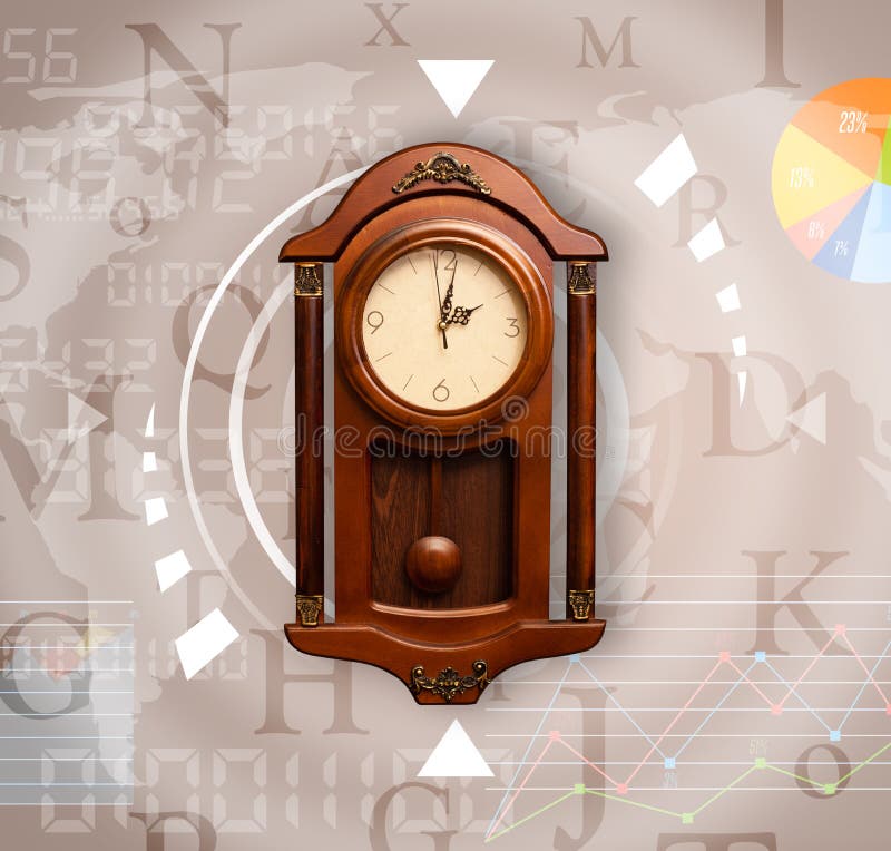 Clocks with World Time and Finance Business Concept Stock Image - Image ...