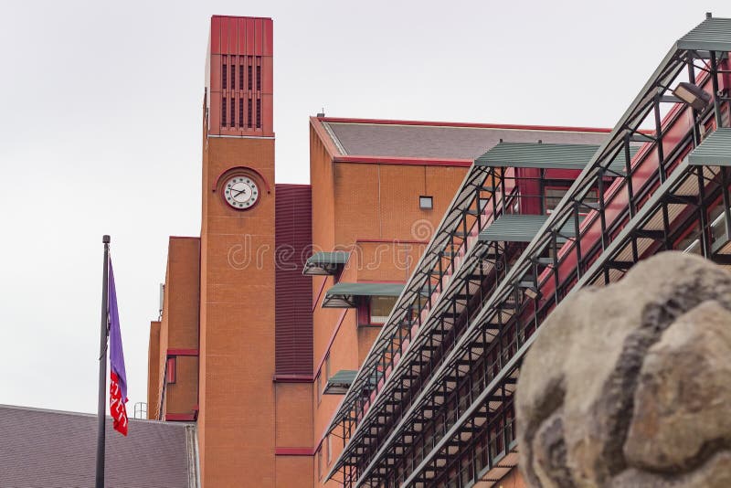 Clocktower of the British Library Editorial Photo - Image of landmark ...