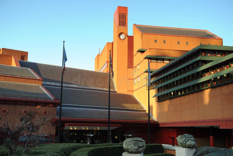 Clocktower of British Library, London, England, UK Stock Image - Image ...