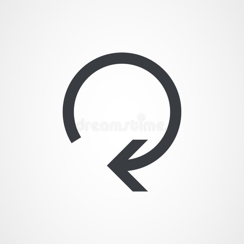 Clockwise Arrow, Arrow Icon Stock Illustration - Illustration of ...