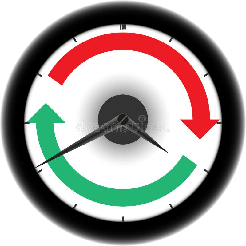 Clockwise stock vector. Illustration of design, drawing - 32820371