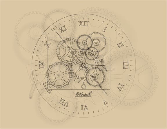 Clockwork Movement Stock Illustrations – 4,253 Clockwork Movement Stock ...