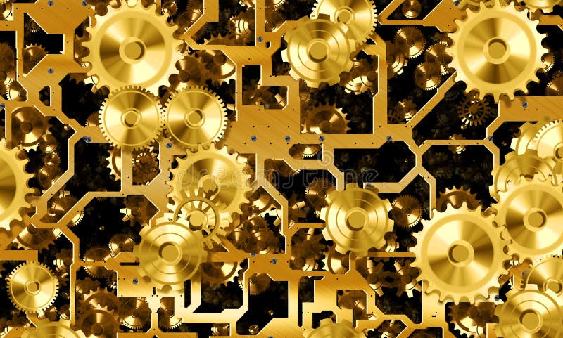 Clockwork stock illustration. Illustration of time, watch - 22636645