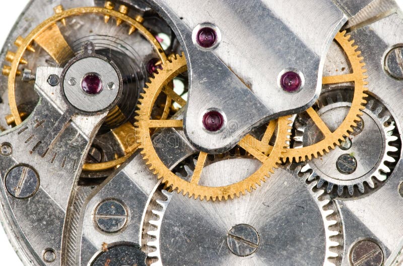 Old clock machine stock image. Image of micro, circle, balance - 304257