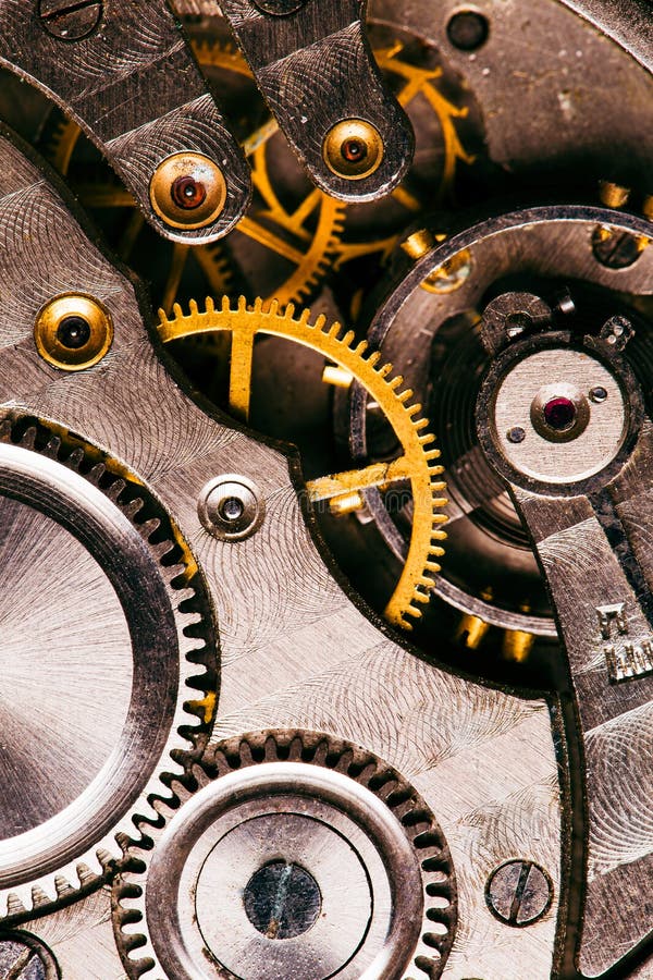 Clockwork Background stock image. Image of gear, mechanics - 358469287