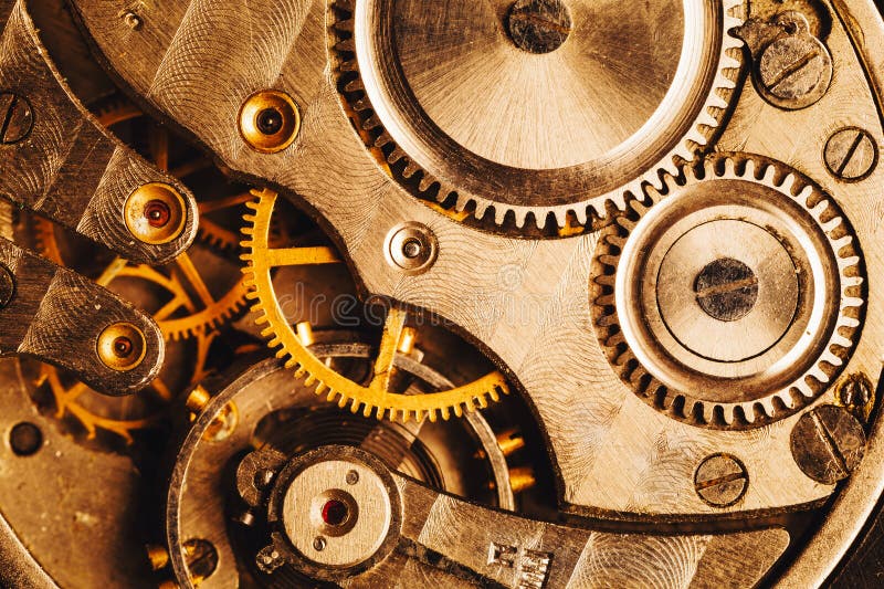 Clockwork Background stock image. Image of detail, gold - 383211067