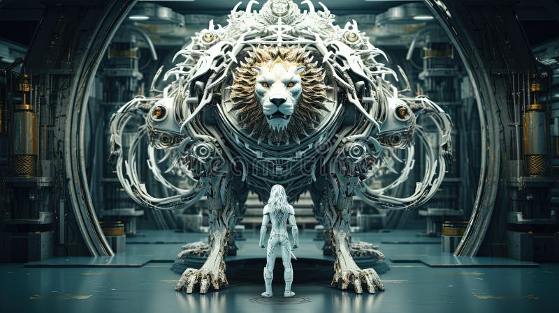 Clockwork Beast of the Steampunk Zoo Stock Illustration - Illustration ...