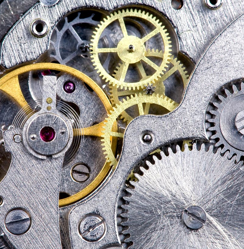 Old Clockwork Gears Close-up Stock Image - Image of metal, gear: 28767383