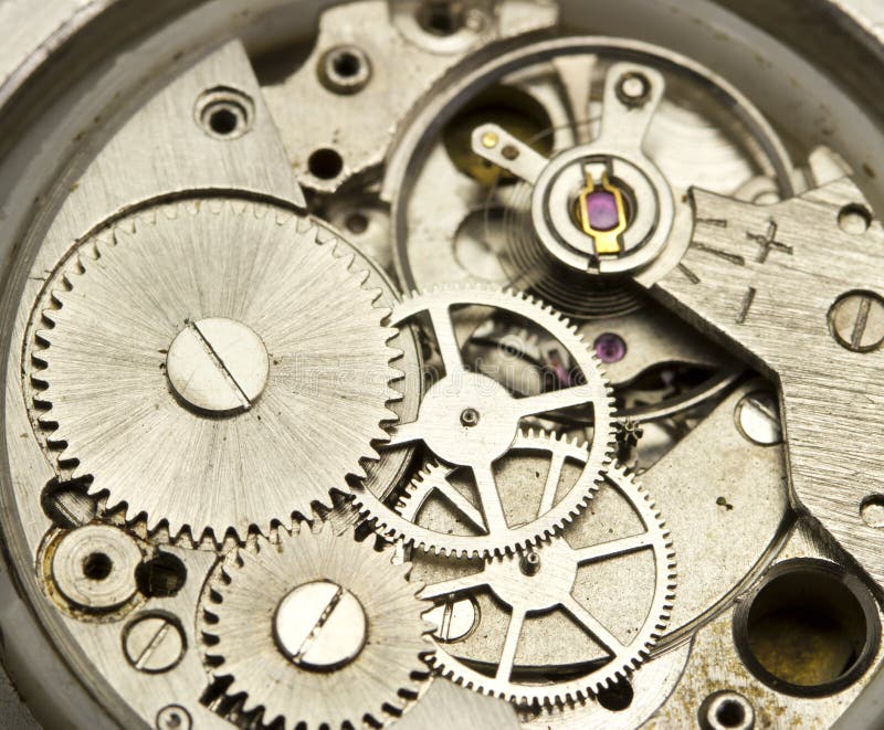 Clockwork stock photo. Image of spring, inside, parts, watch - 5310