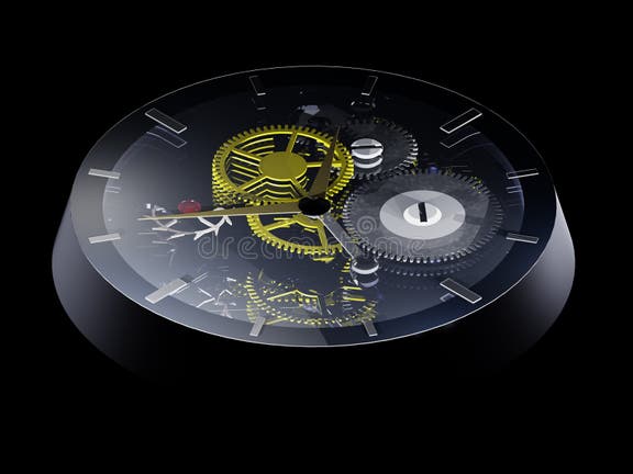 Clockwork stock illustration. Illustration of mechanism - 89474553