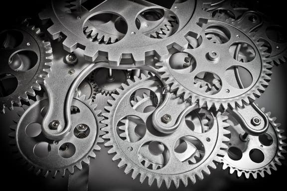 Clockwork four stock image. Image of clockwork, industry - 19315621