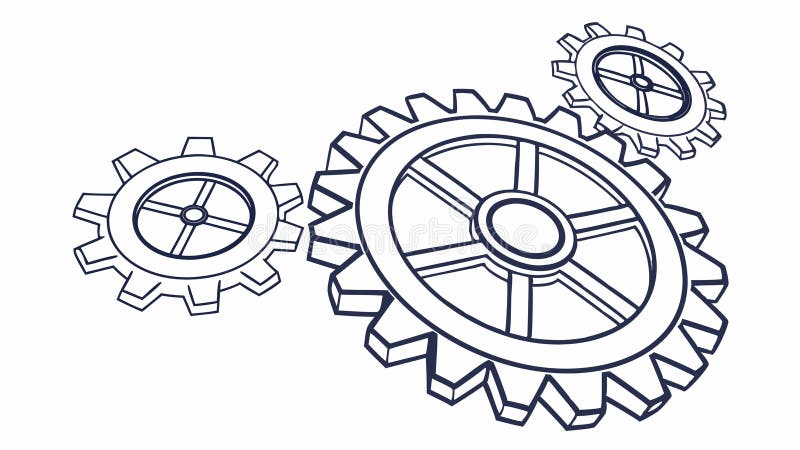 Clockwork Gears Illustration, Mechanics, Industry, Process, Vector ...