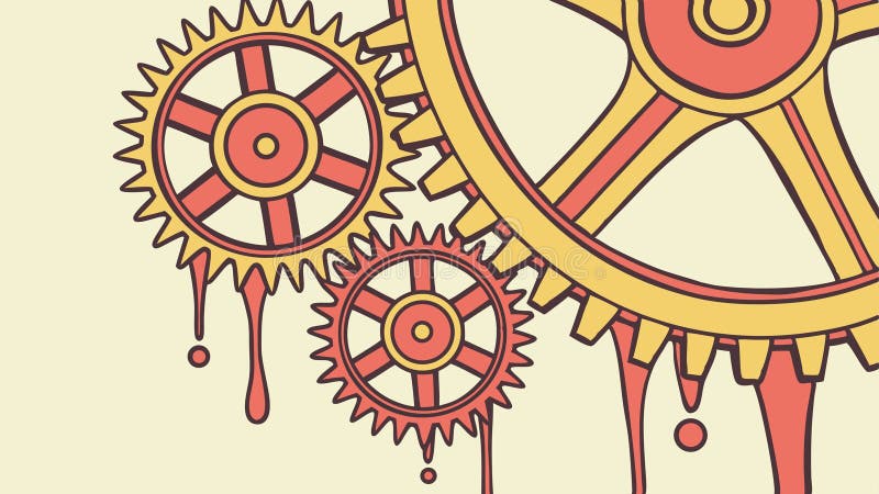 Clockwork Gears Illustration, Mechanics, Industry, Process, Vector ...