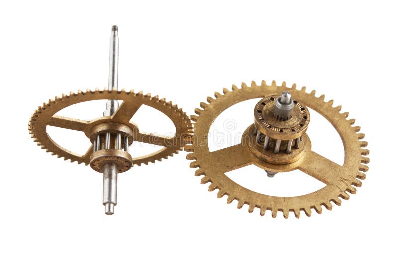 Two gears stock photo. Image of grey, isolated, mechanical - 8846412