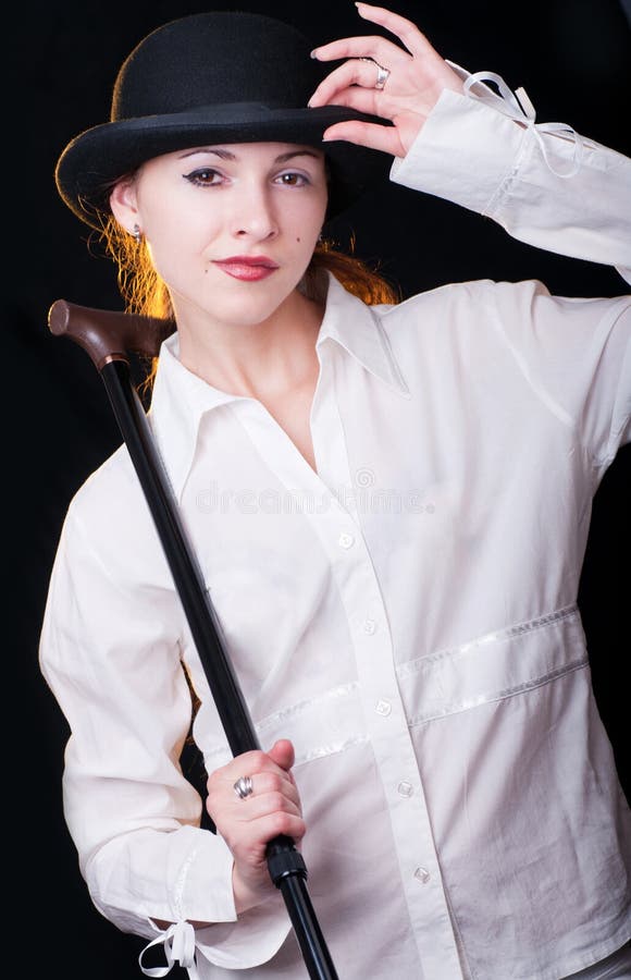 Clockwork Girl stock photo. Image of woman, vintage, style - 20358034