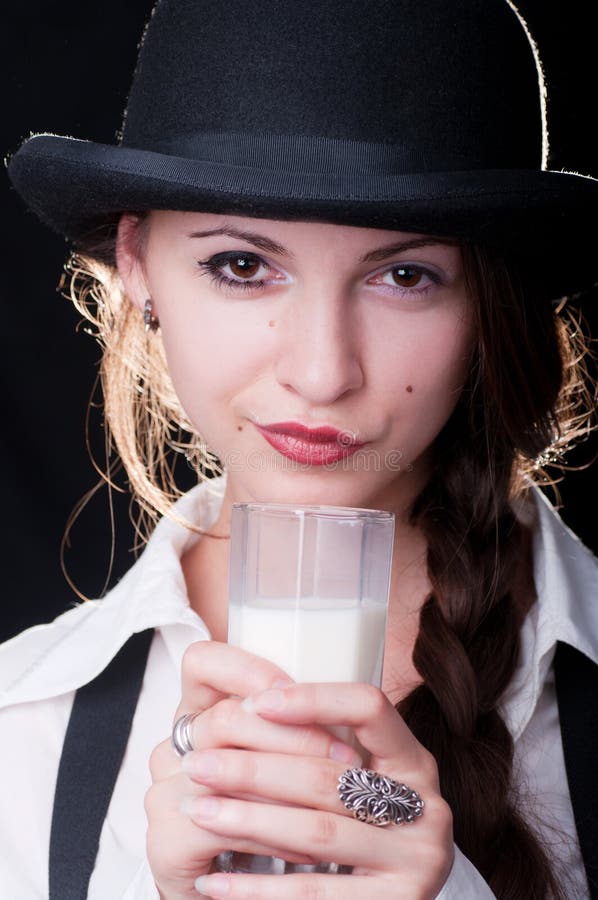 Clockwork Girl stock photo. Image of attitude, portrait - 20381456