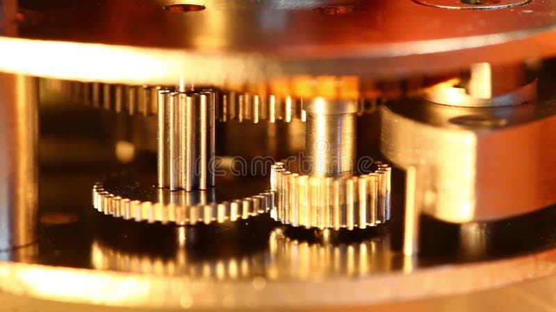 Clockwork mechanism stock footage. Video of gear, circle - 175117432