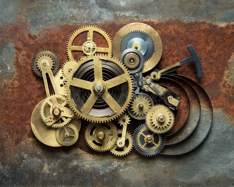 Clockwork stock photo. Image of head, counter, motor - 47355878