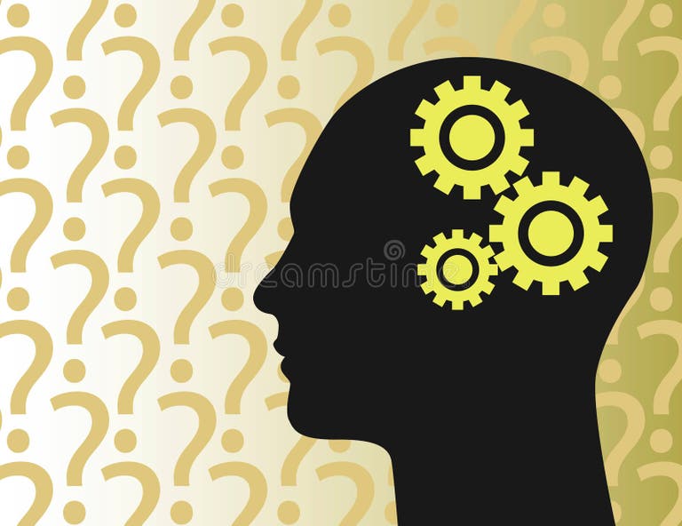 Clockwork mind stock vector. Illustration of think, solving - 4844208
