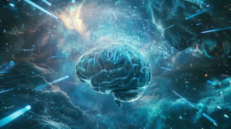 The Clockwork Mind: a Digital Symphony of Neurological Wonders Stock ...