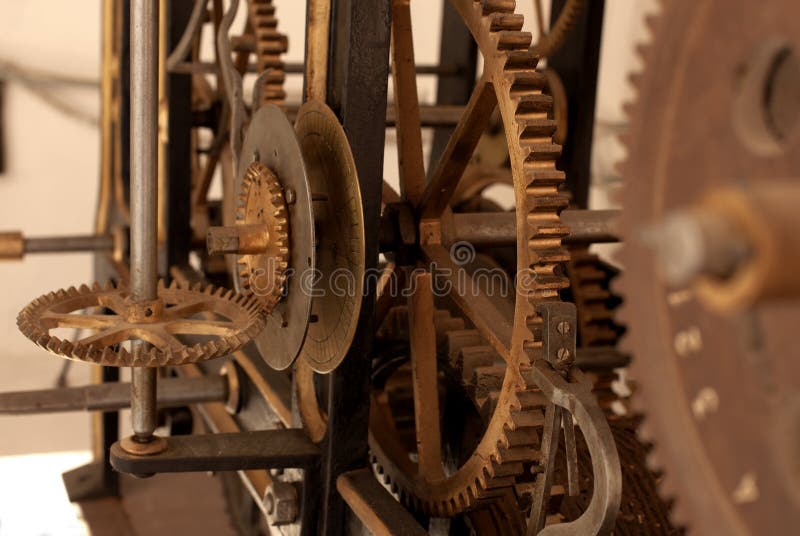 Clockwork old stock image. Image of work, watch, technical - 41543655