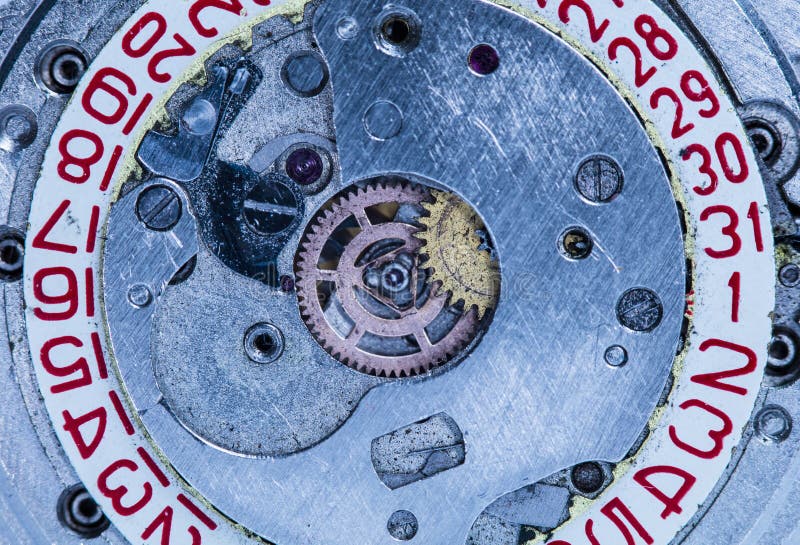 Clockwork Old Mechanical Watch Stock Photo - Image of clockwork, clock ...