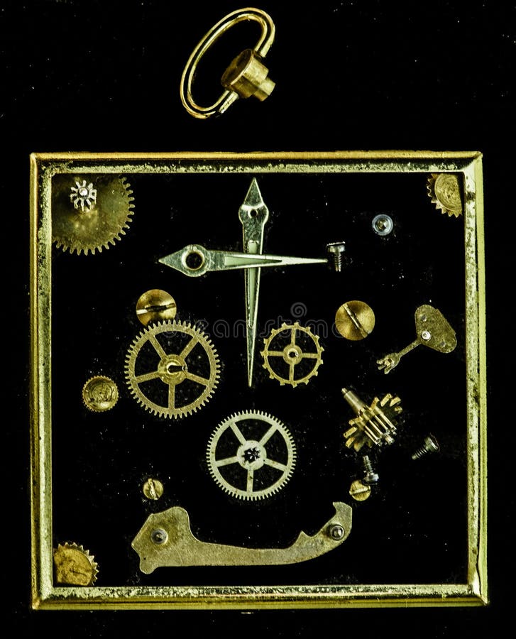 Clockwork. stock photo. Image of isolated, clock, steampunk - 46623518