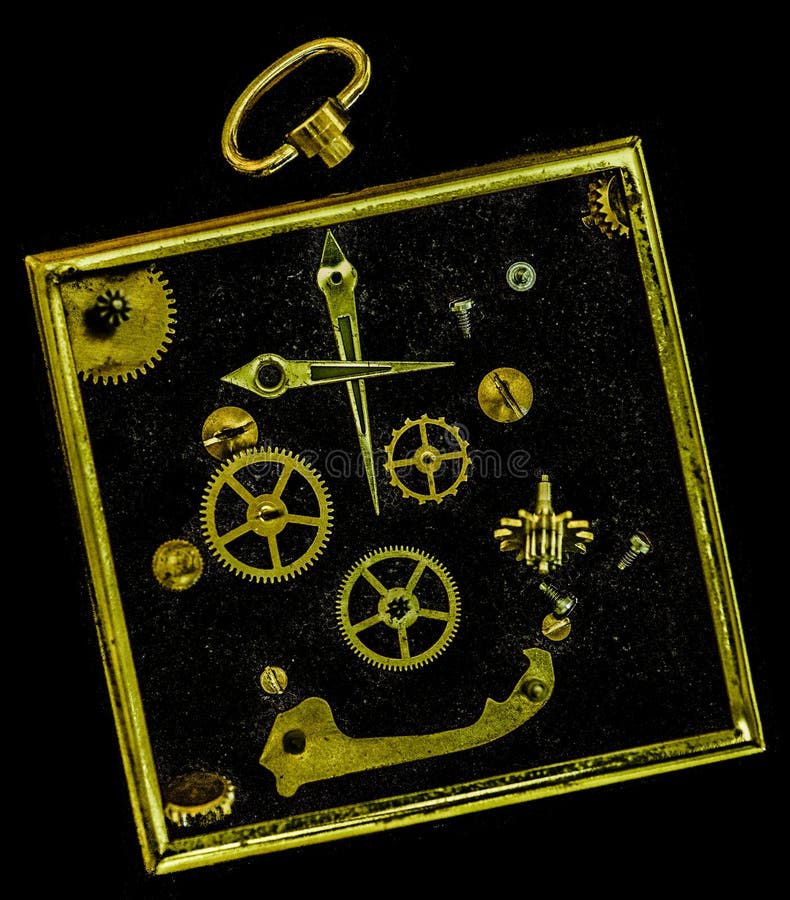 Clockwork. stock image. Image of time, isolated, machine - 46623565