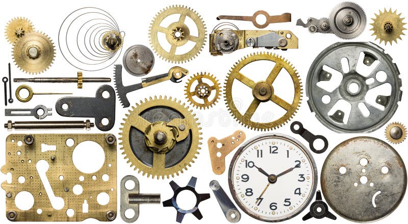 Steampunk Clockwork Mechanism Stock Photo - Image of mechanism, element ...