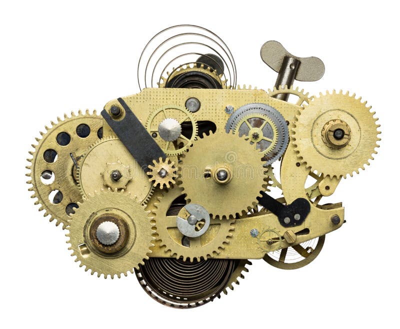 Steampunk Clockwork Mechanism Stock Photo - Image of mechanism, element ...