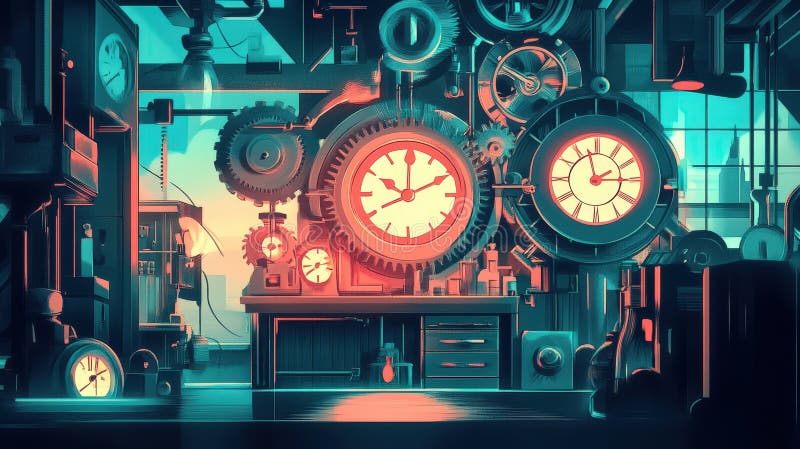 Gadgets Green Blue Gears Circle Stock Photos - Free & Royalty-Free ...