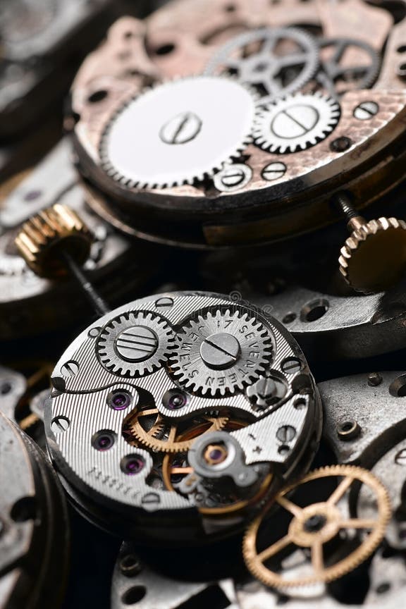 Clockworks stock image. Image of mechanism, isolated, clock - 1839165