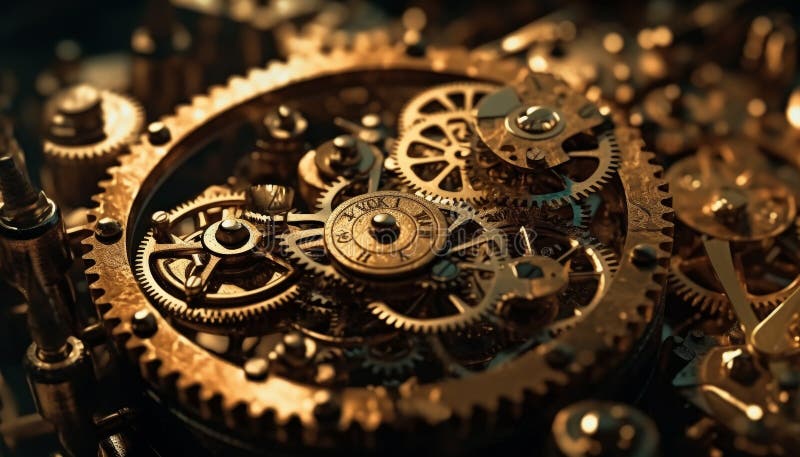 Clockworks Turning in Precise Motion, Teamwork Ensures Accuracy and ...