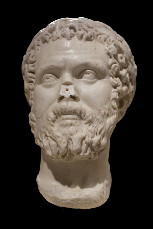 Clodius Albinus Roman Emperor Portrait Fotografia Editoriale - Immagine ...