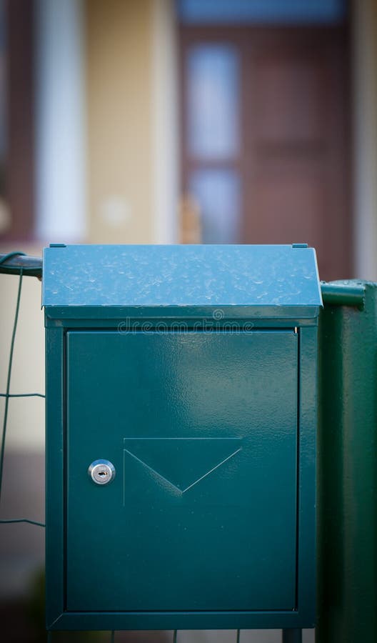 Cloes Up of a Mailbox on the Street Stock Image - Image of email, mail ...