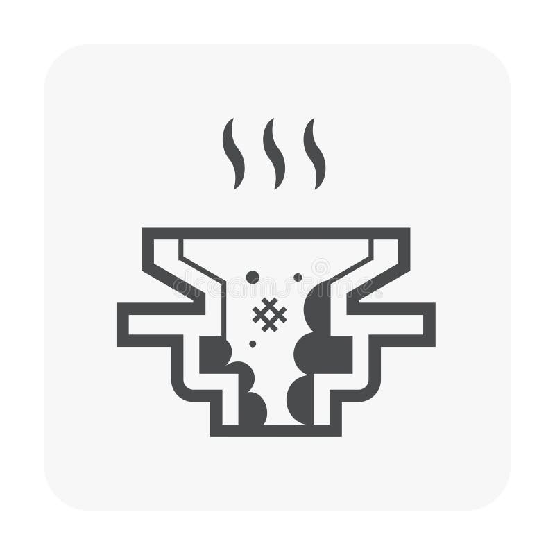 Clogged Problem in Drainage Equipment Vector Icon Stock Vector ...