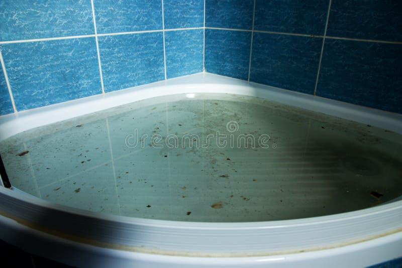 Clogged shower stock image. Image of hole, clump, bathroom - 79841355