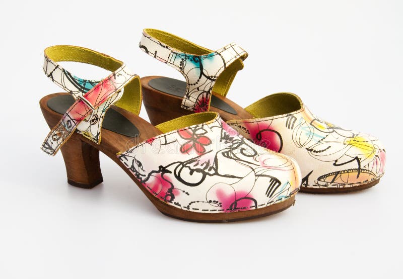 Clogs with high heels stock photo. Image of heels, shoes - 16019632