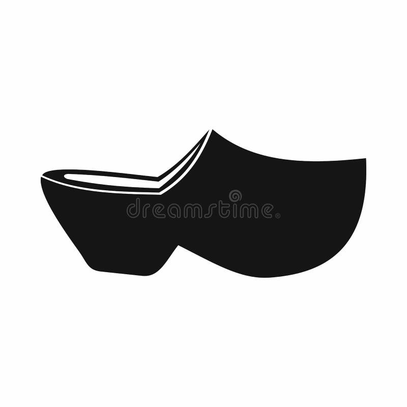 Clogs icon, outline style stock vector. Illustration of fashion - 81677023