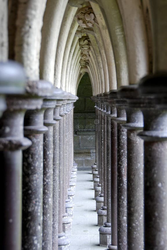 Cloister stock photo. Image of columns, christian, europe - 12886686