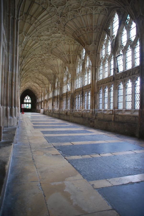 Gloucester Cathedral-Cloisters 01 Stock Photo - Image of mouldings ...