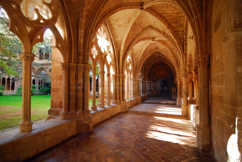 Cloister stock photo. Image of blue, medieval, tower - 14722790