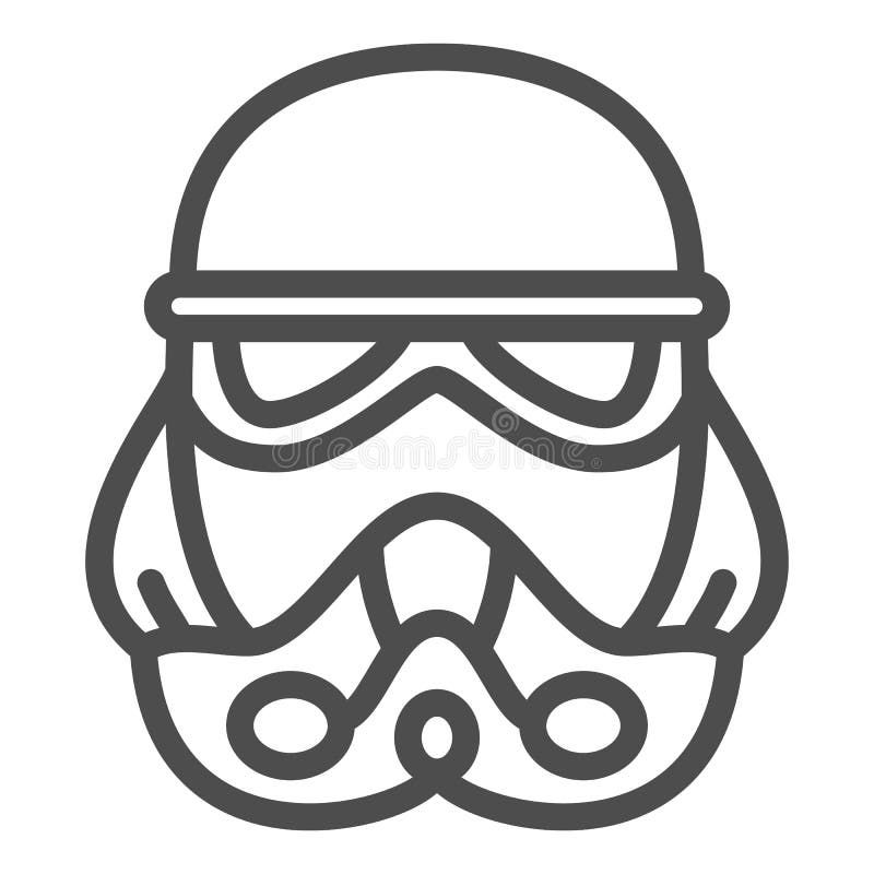 Clone Commander Bacara Line Icon, Star Wars Concept, Clone Trooper ...