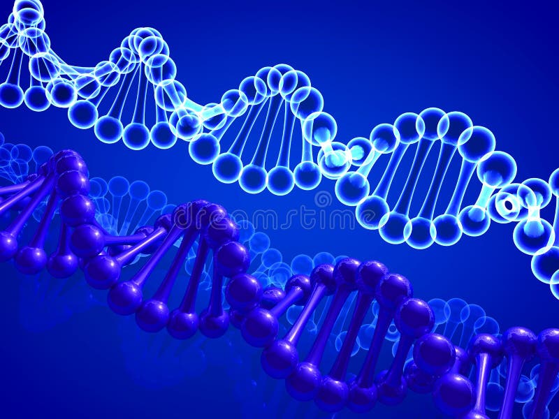 DNA background stock illustration. Illustration of double - 43067647
