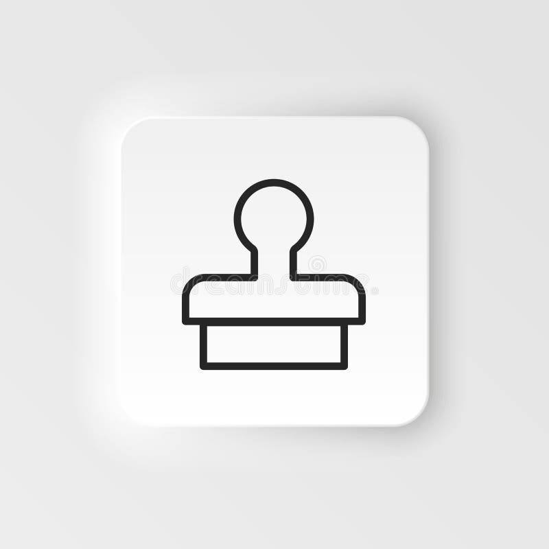 Clone Press Stamp Vector Icon Element Of Design Tool For Mobile Concept And Web Apps Vector