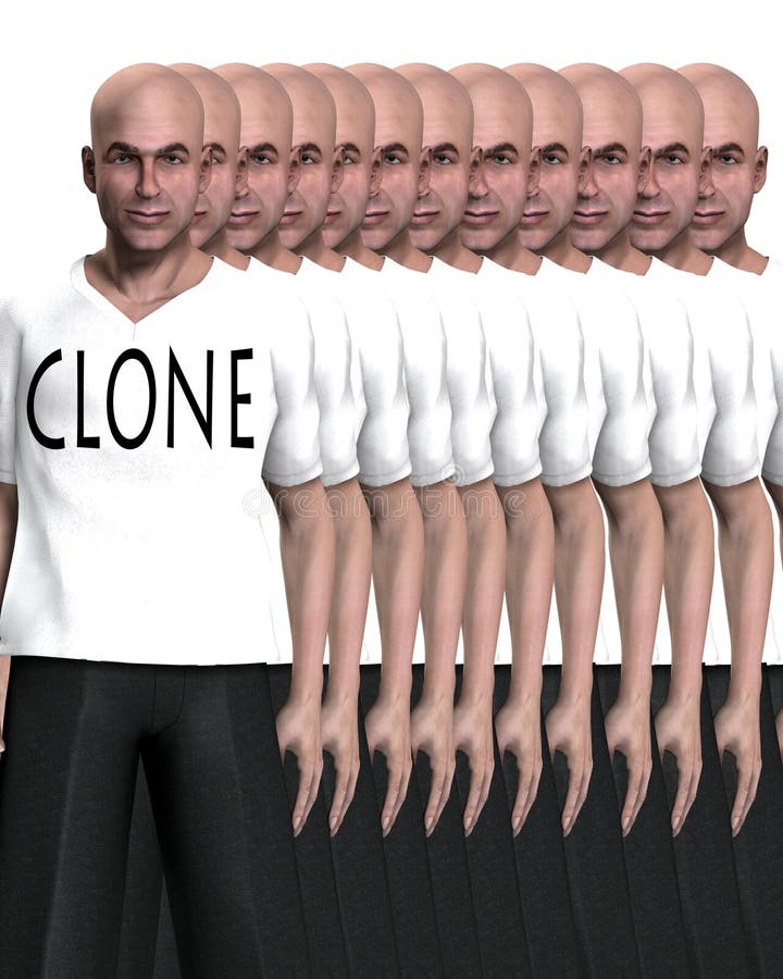 Cloned 34 stock image. Image of conceptual, figure, body - 3532017