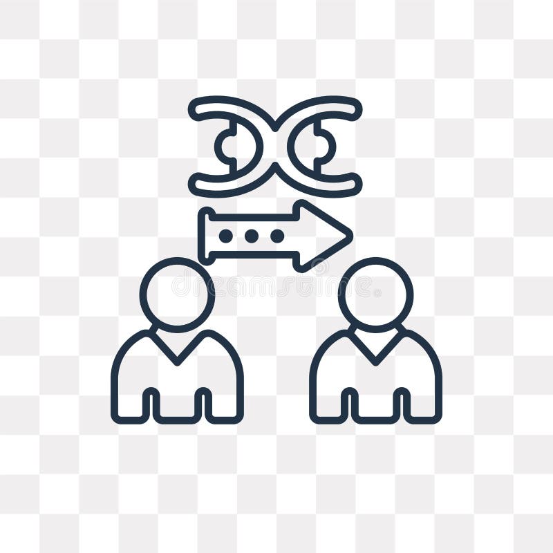 Cloning Linear Icon. Modern Outline Cloning Logo Concept on Whit Stock ...