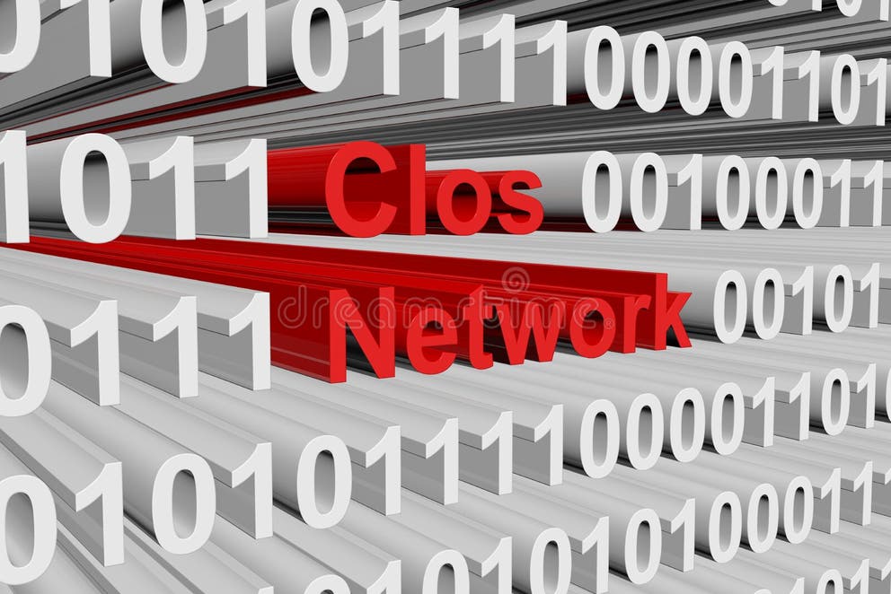 Clos network stock illustration. Illustration of telecommunications ...