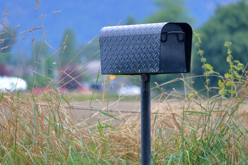 Close on Rural Mailbox stock image. Image of traditional - 121011035